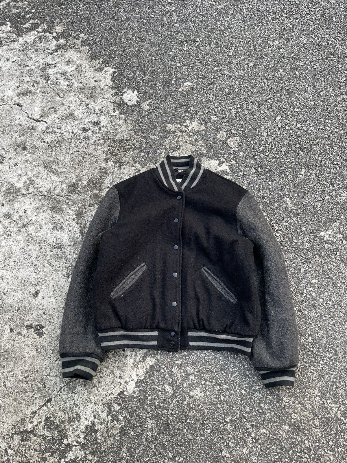 Cashmere & Wool × Varsity Jacket × Vintage Vintage Wool Varsity Jacket ...