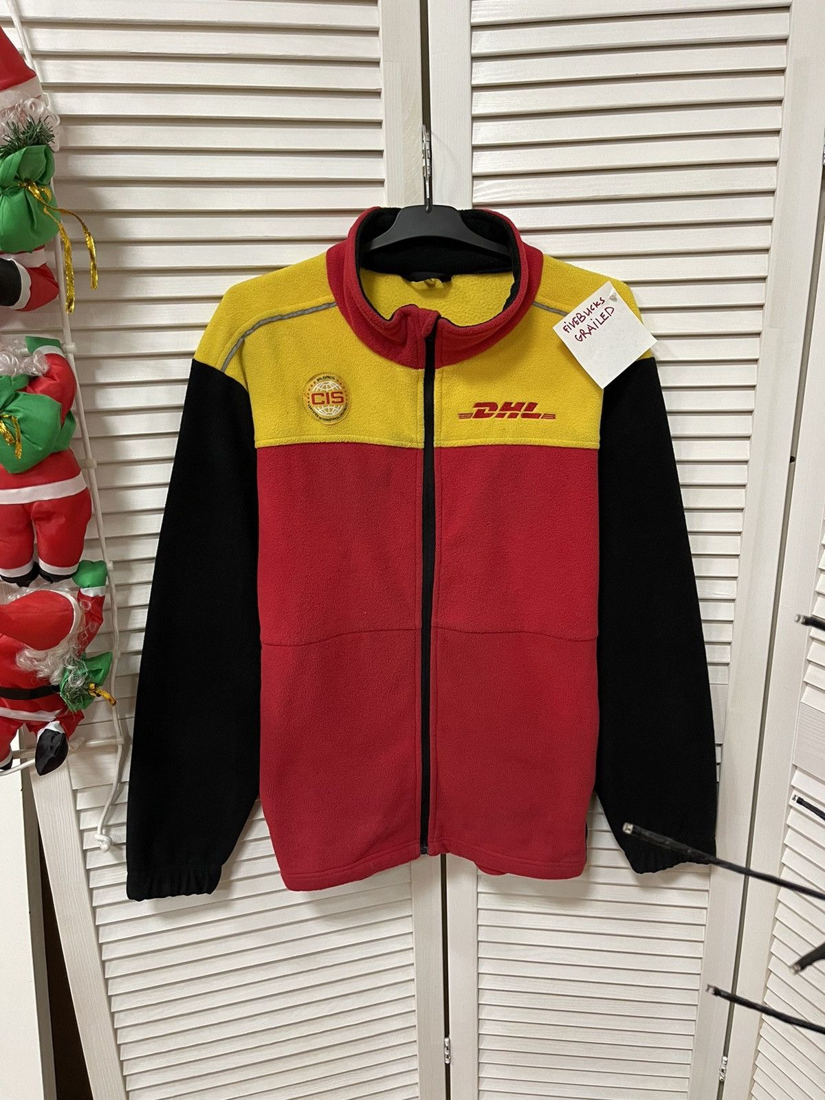 Dhl × Streetwear DHL Streetwear Fleece Full Zip | Grailed
