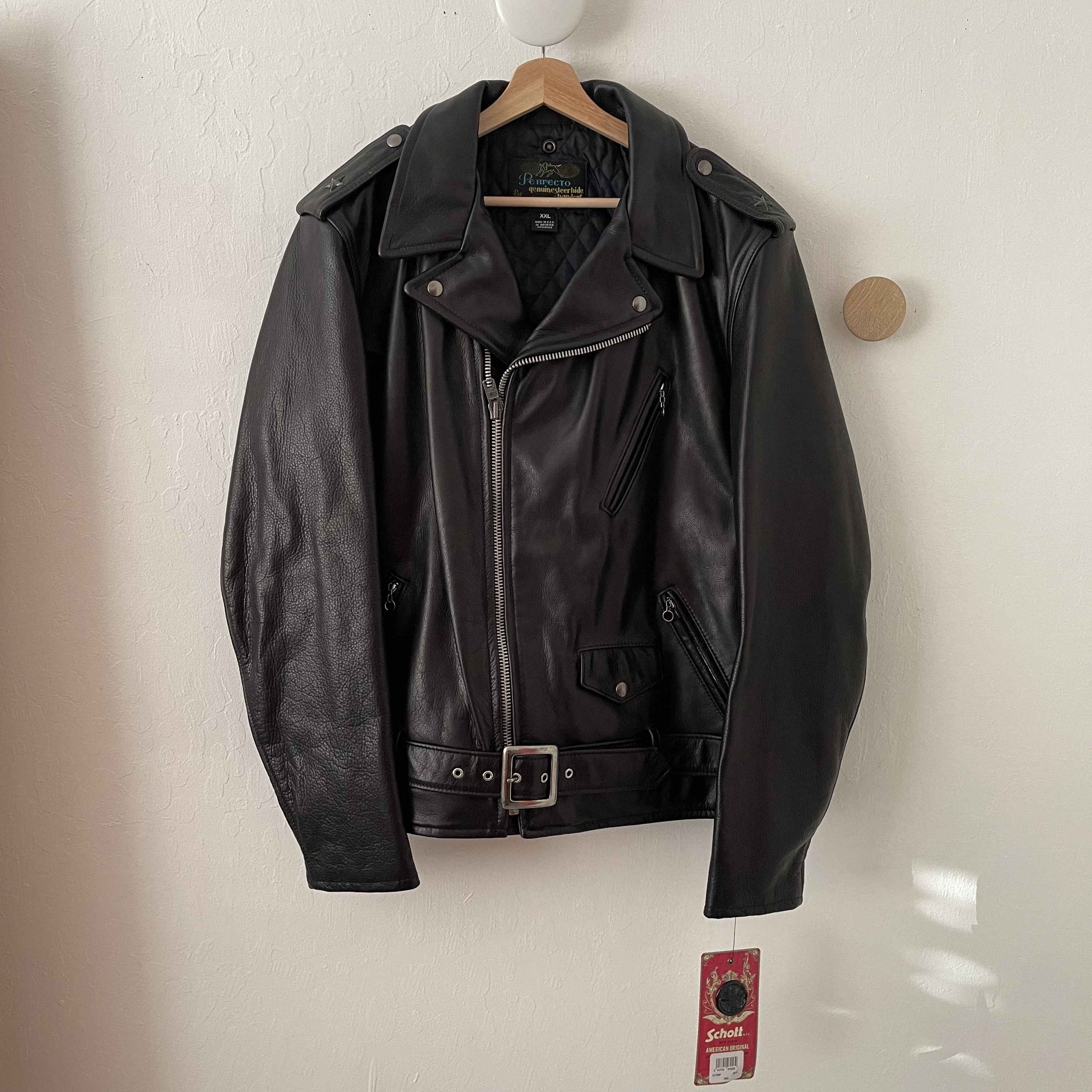 Schott Perfecto Motorcycle Leather Jacket 519 NEW | Grailed
