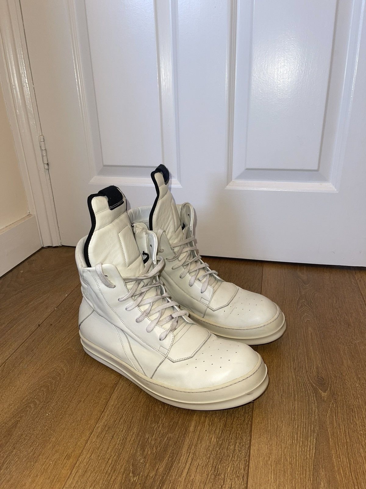 Rick Owens Rick Owens Milk Geobaskets | Grailed