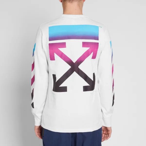 Off-White Off-White Gradient Arrows L/S Tee | Grailed