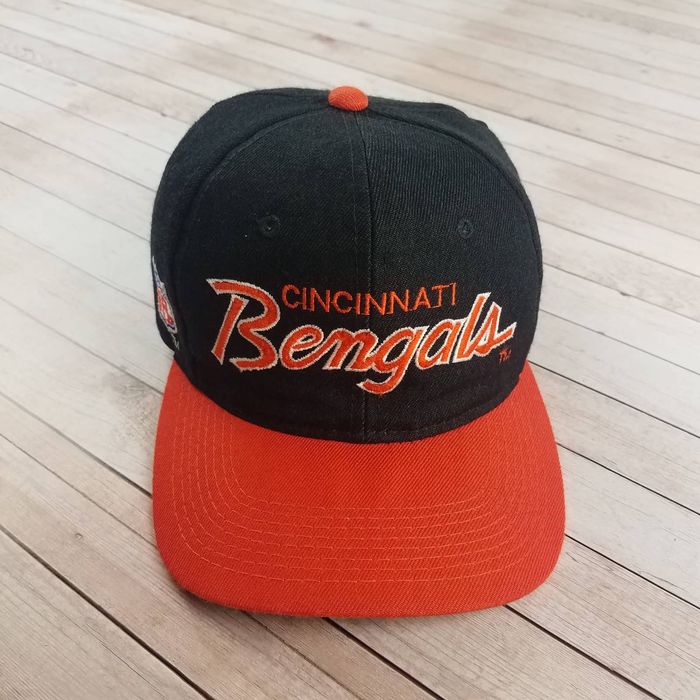 Vintage VTG 90s Cincinnati Bengals Sports Specialties Script Hat | Grailed