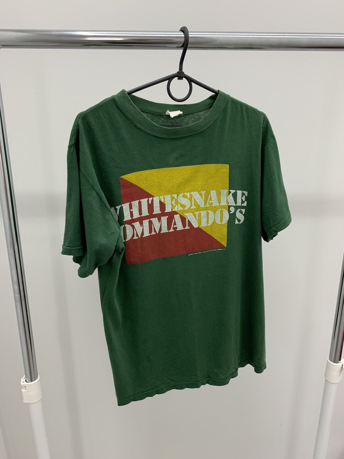 Vintage RARE Vintage Whitesnake Commando TShirt Tee 80s 1885 | Grailed