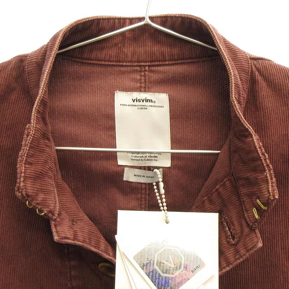 Visvim Lugli - Burgundy Sleeve Patch Slub Corduroy | Grailed
