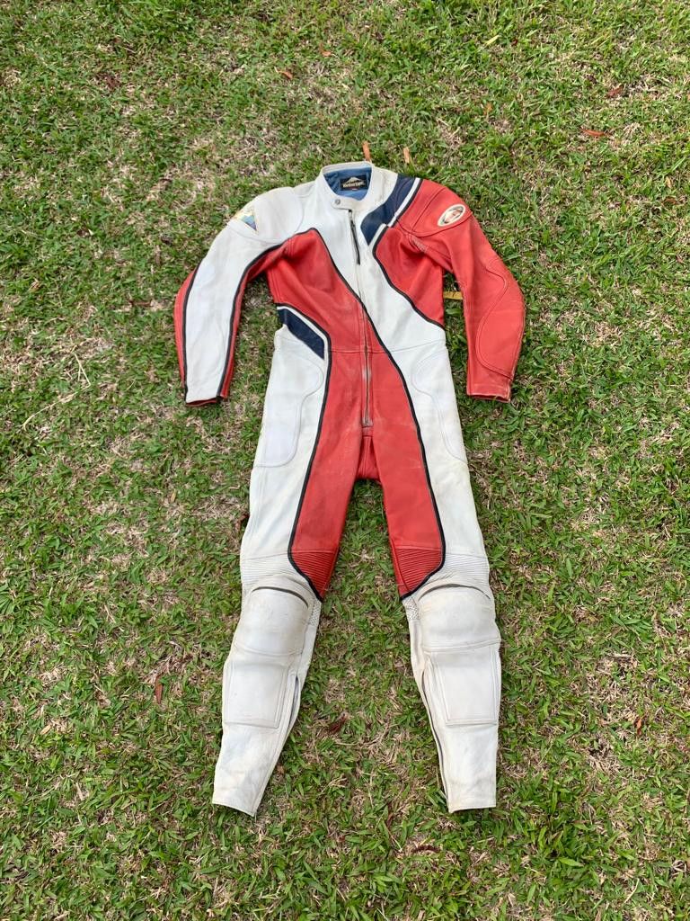 Japanese Brand × Vintage Kushitani Hamamatsu overall leather Racing ...