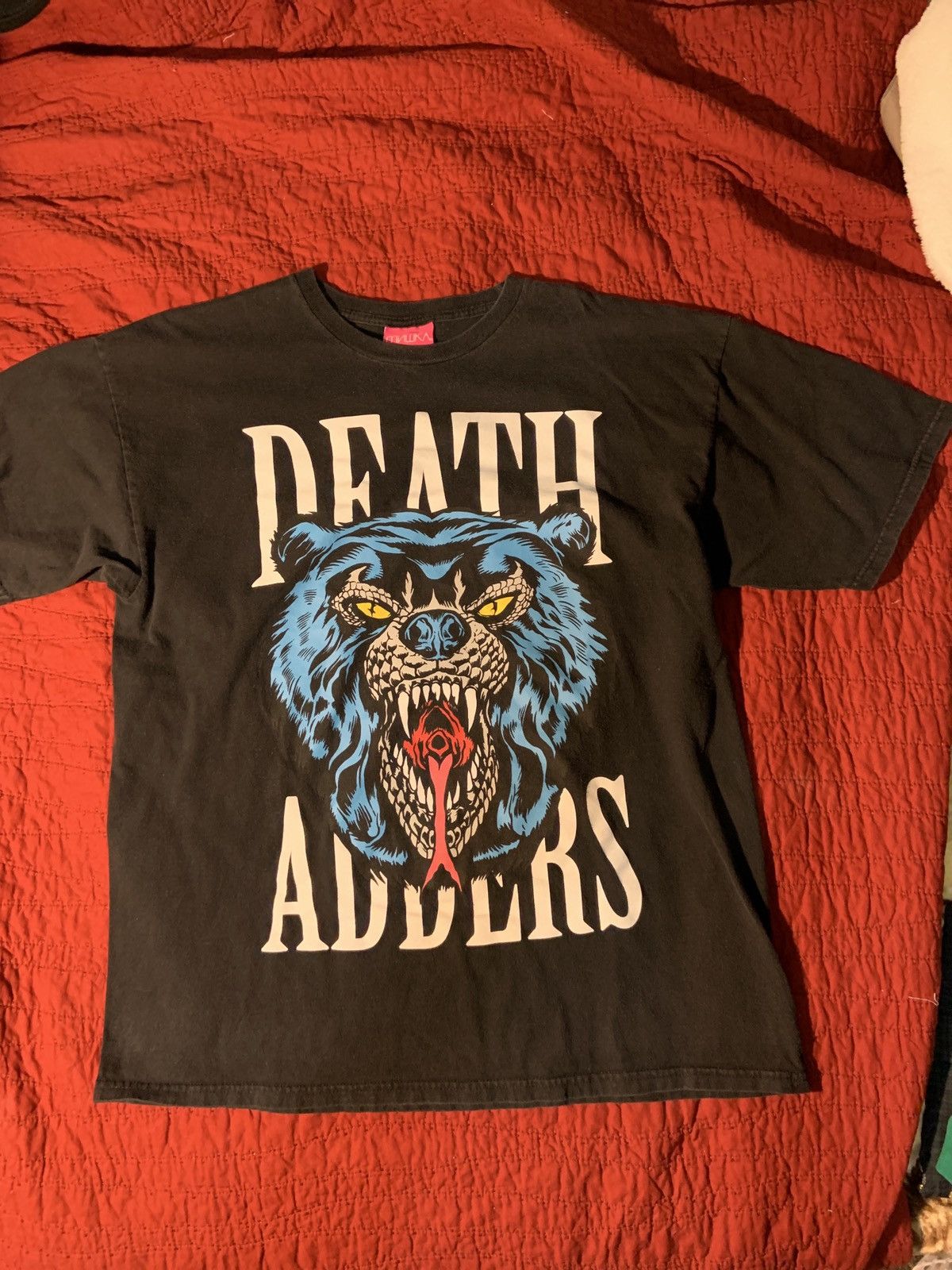 Mishka MNWKA Mishka nyc Death Adders bear snake tee | Grailed