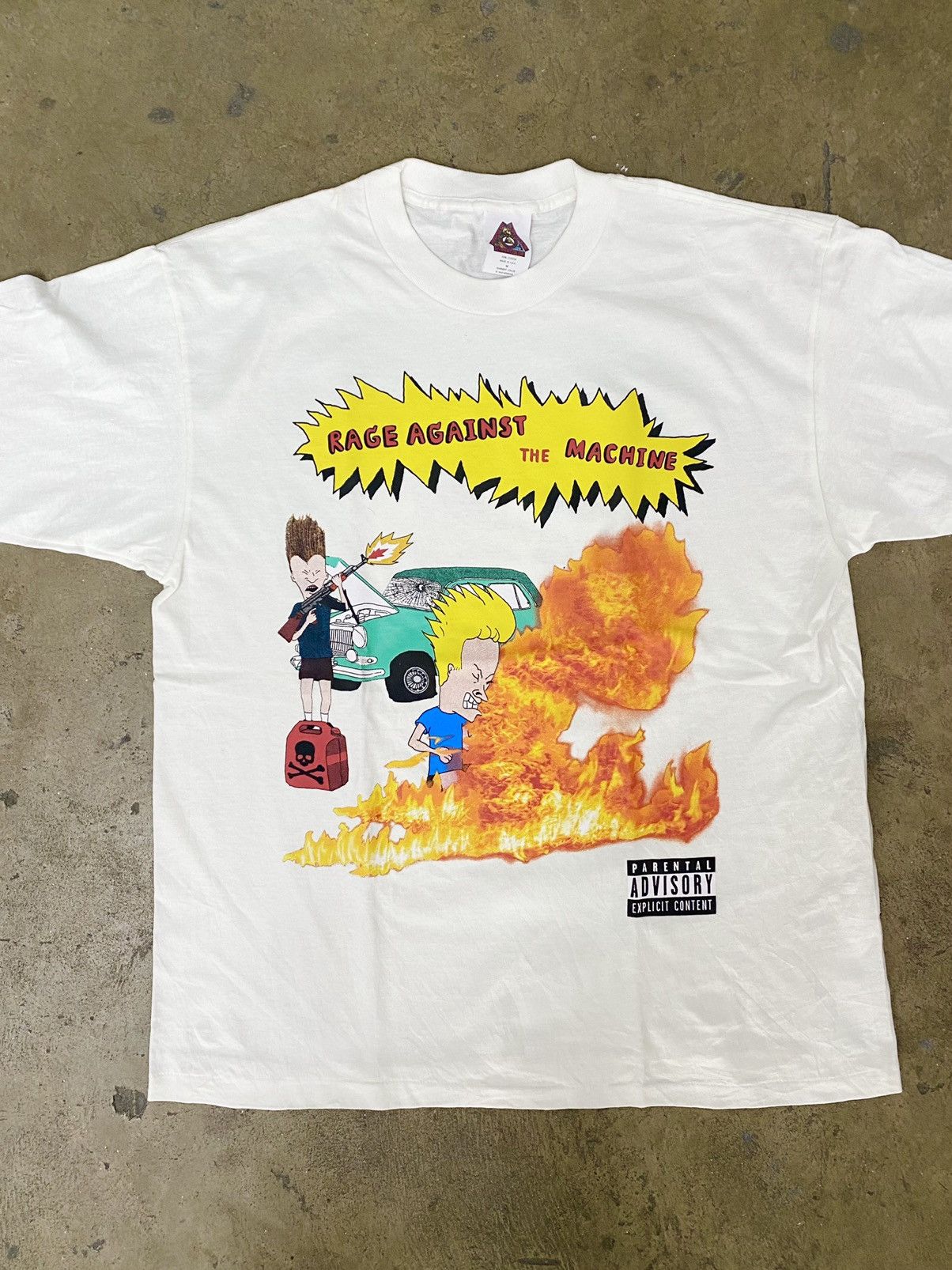 Band Tees Beavis and Butt Head Bootleg rage against the machine ratm ...