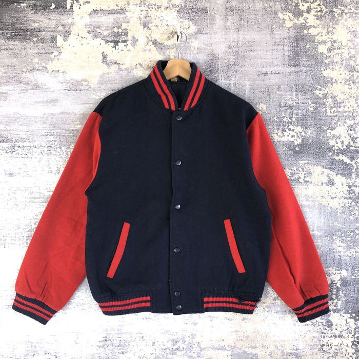Vintage Vintage Japanese Varsity Jacket Japanese Wool Jacket | Grailed