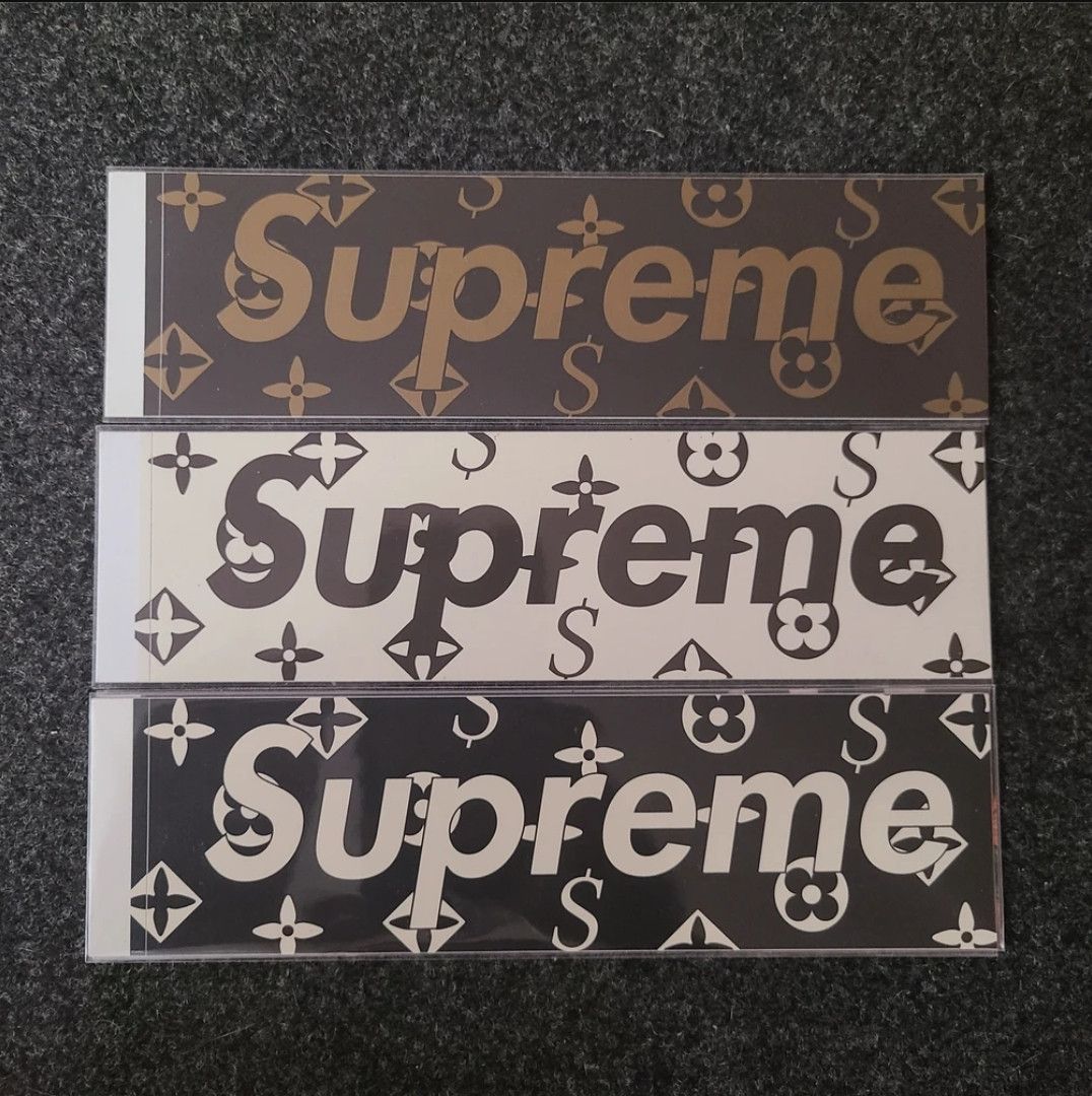 Supreme Supreme x LV Box Logo Sticker Set | Grailed