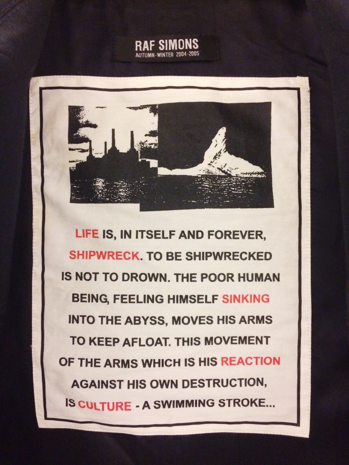 Raf Simons Shipwreck Cargo Jacket | Grailed