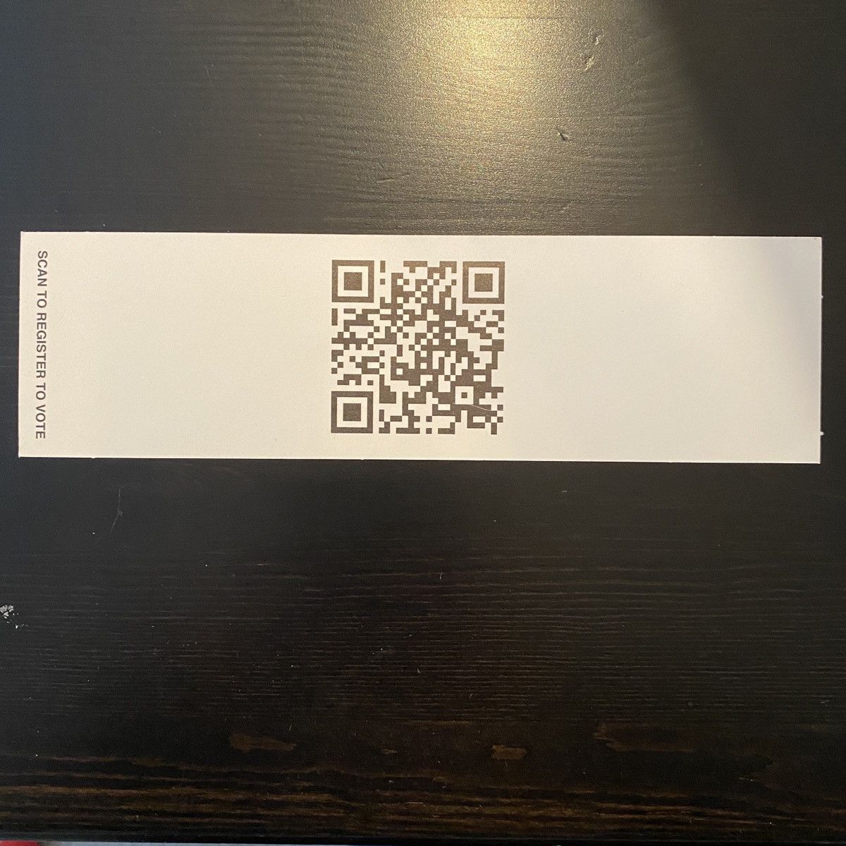 Supreme Supreme Register To Vote QR Code Box Logo Sticker | Grailed