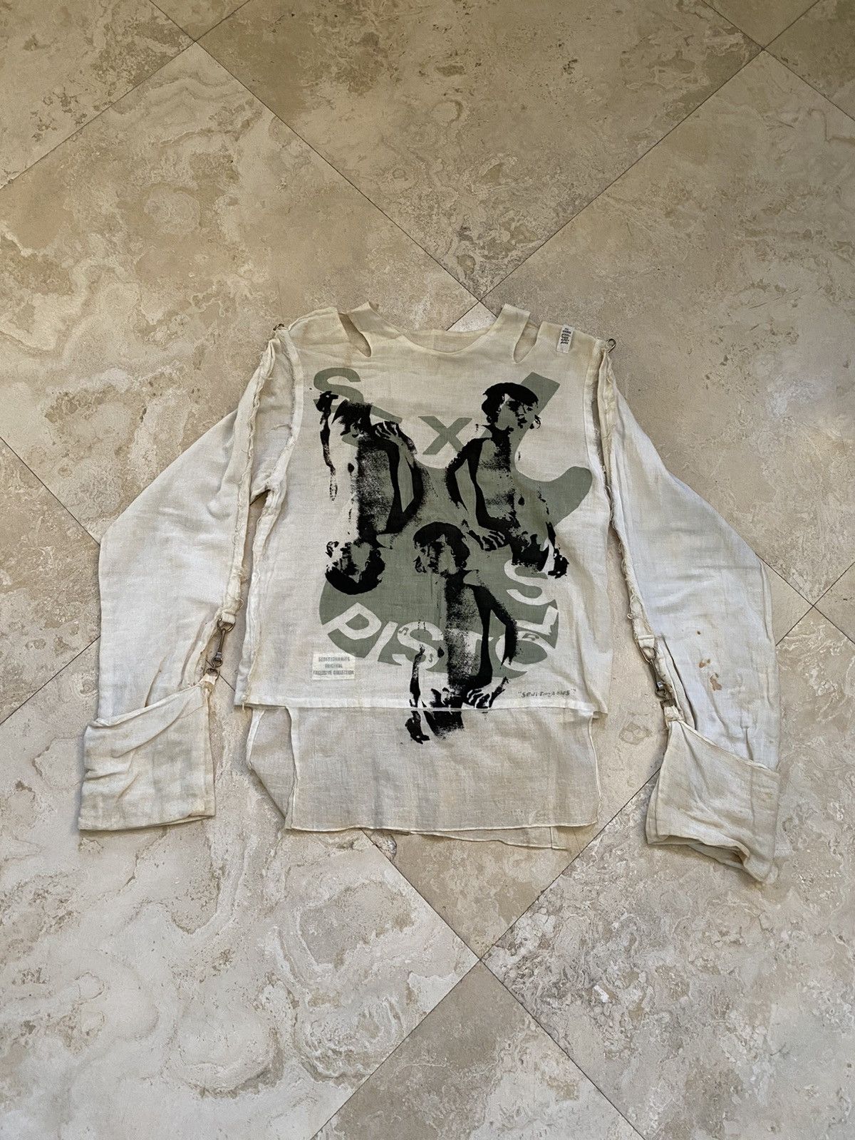 Malcolm McLaren × Seditionaries × Vintage Original 70s Seditionaries Sex Pistols Muslin | Grailed