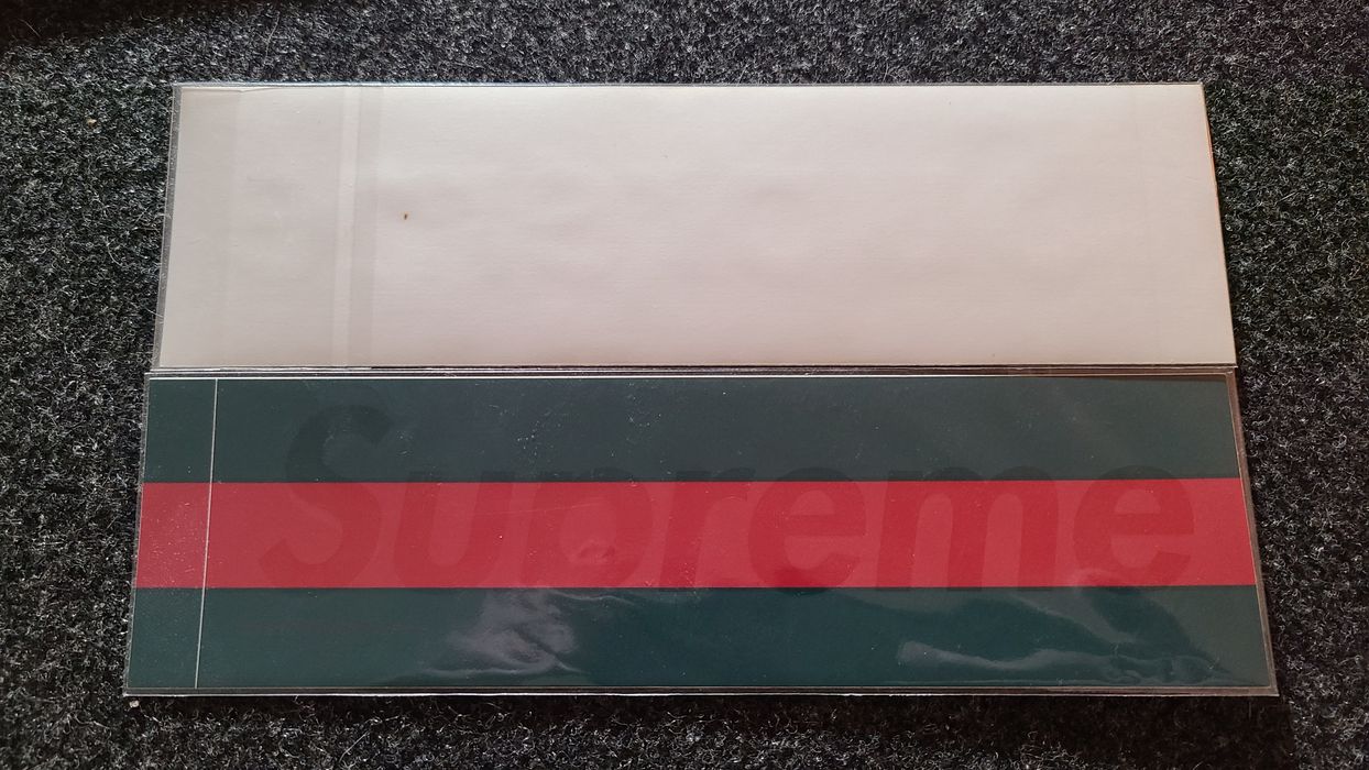 Supreme Supreme Gucci Box Logo Sticker Set | Grailed