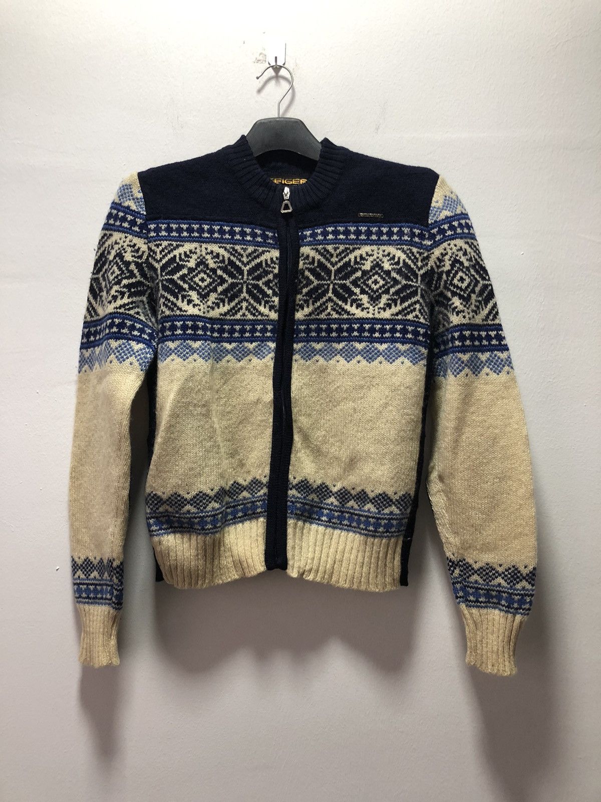 John Geiger GEIGER Jacket Wool Zip Austria Made Sweater | Grailed