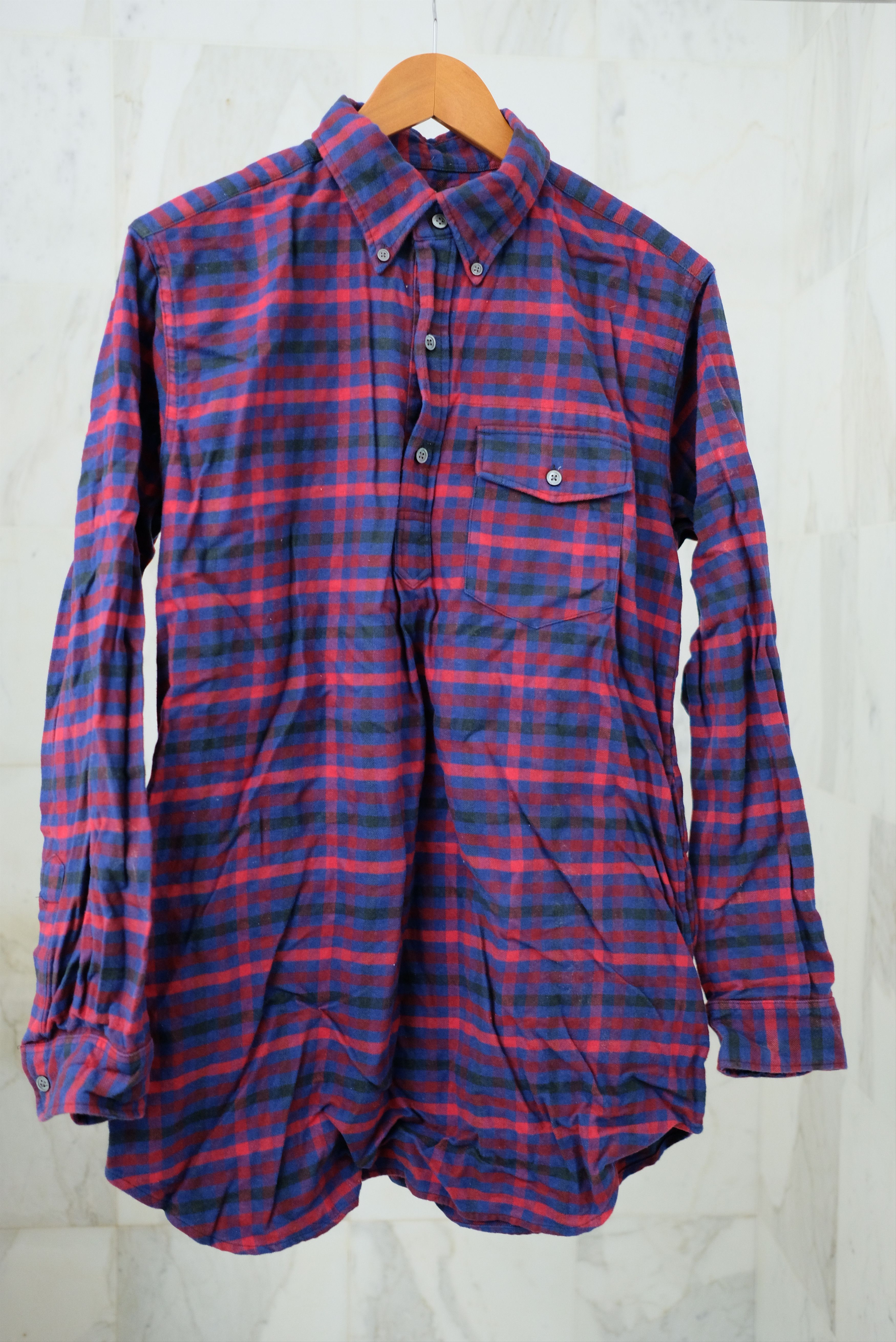 Engineered Garments NWOT Engineered Garments Red and Navy Flannel ...