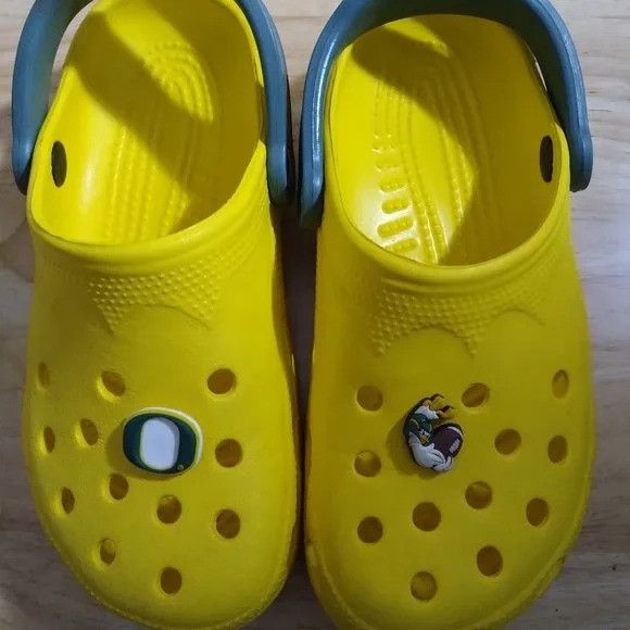 Crocs × Ncaa × Streetwear Crocs University of Oregon Ducks Rubber Shoes ...