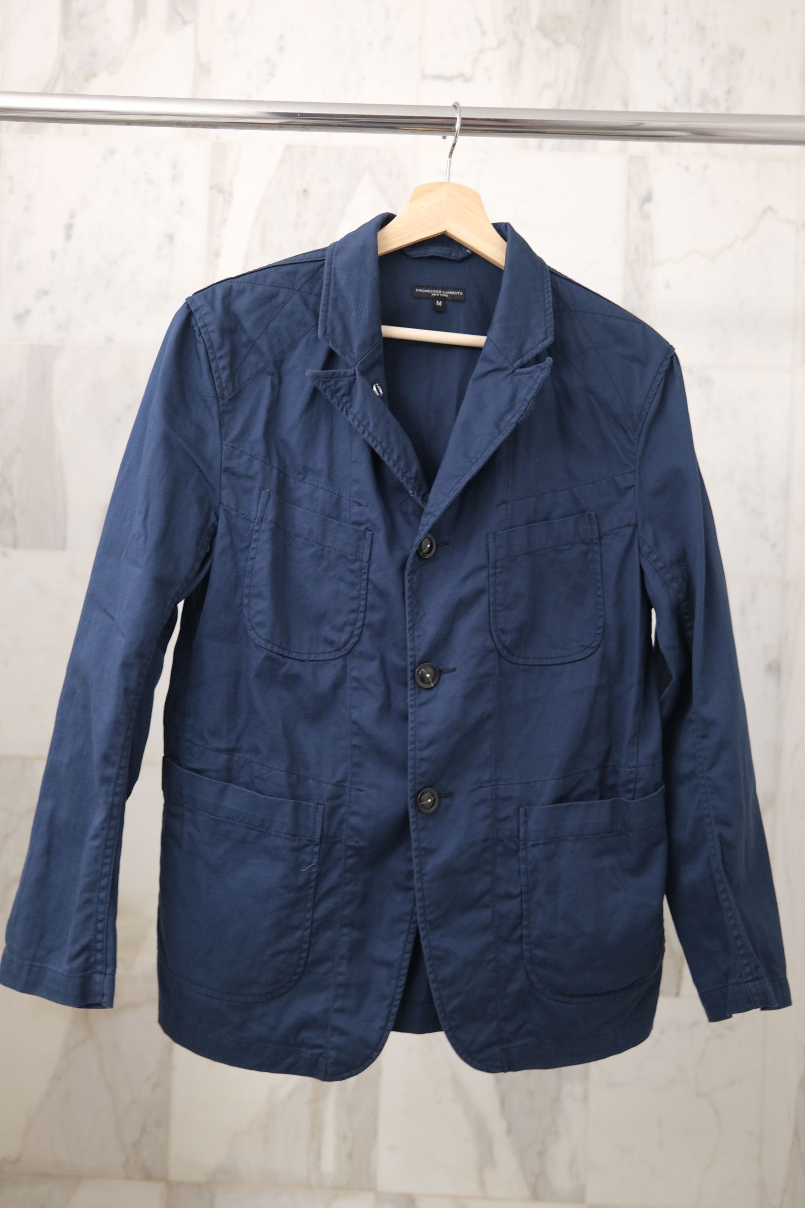 Engineered Garments NWOT Engineered Garments Blue Twill Bedford Jacket ...