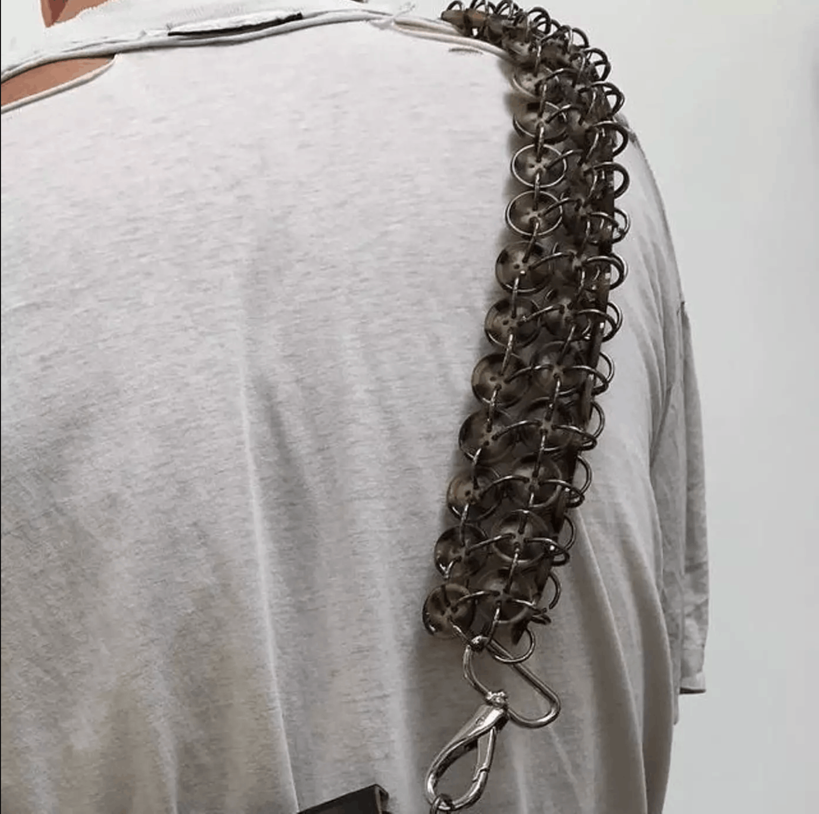 Stefan Cooke Dark Button Chainmail Strap | Grailed