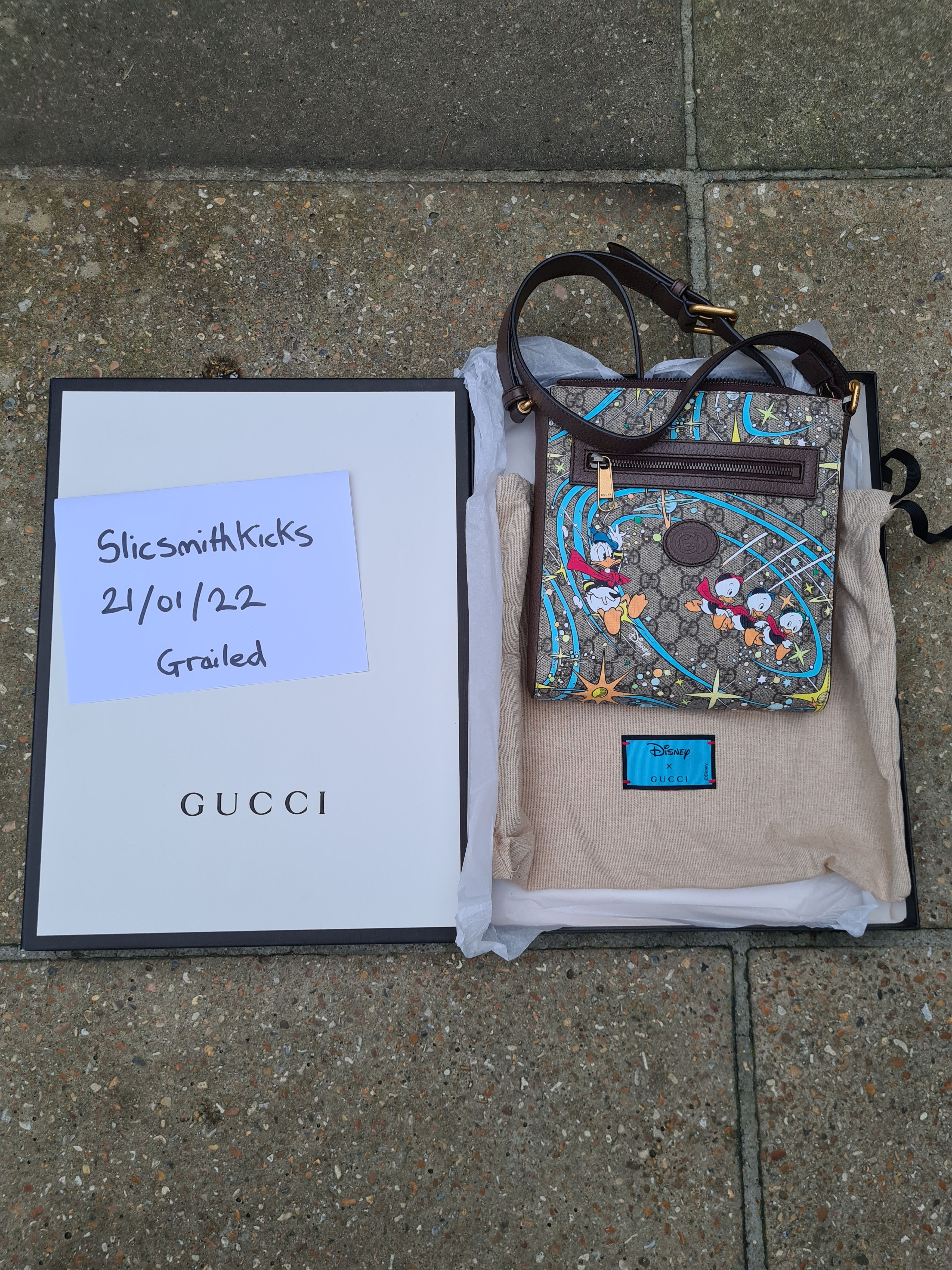 Gucci Disney X Gucci Donald Duck Messenger Bag | Grailed