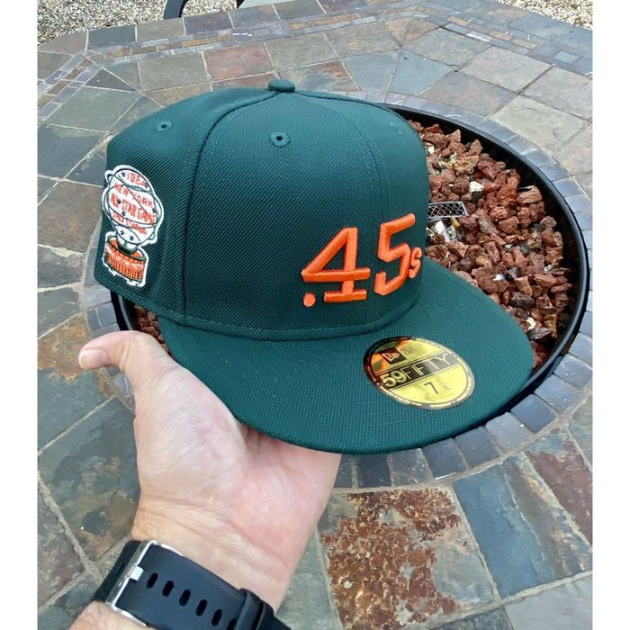 New Era Exclusive New Era Houston Colt 45s Astros Fitted Hat 7 1/8 ...