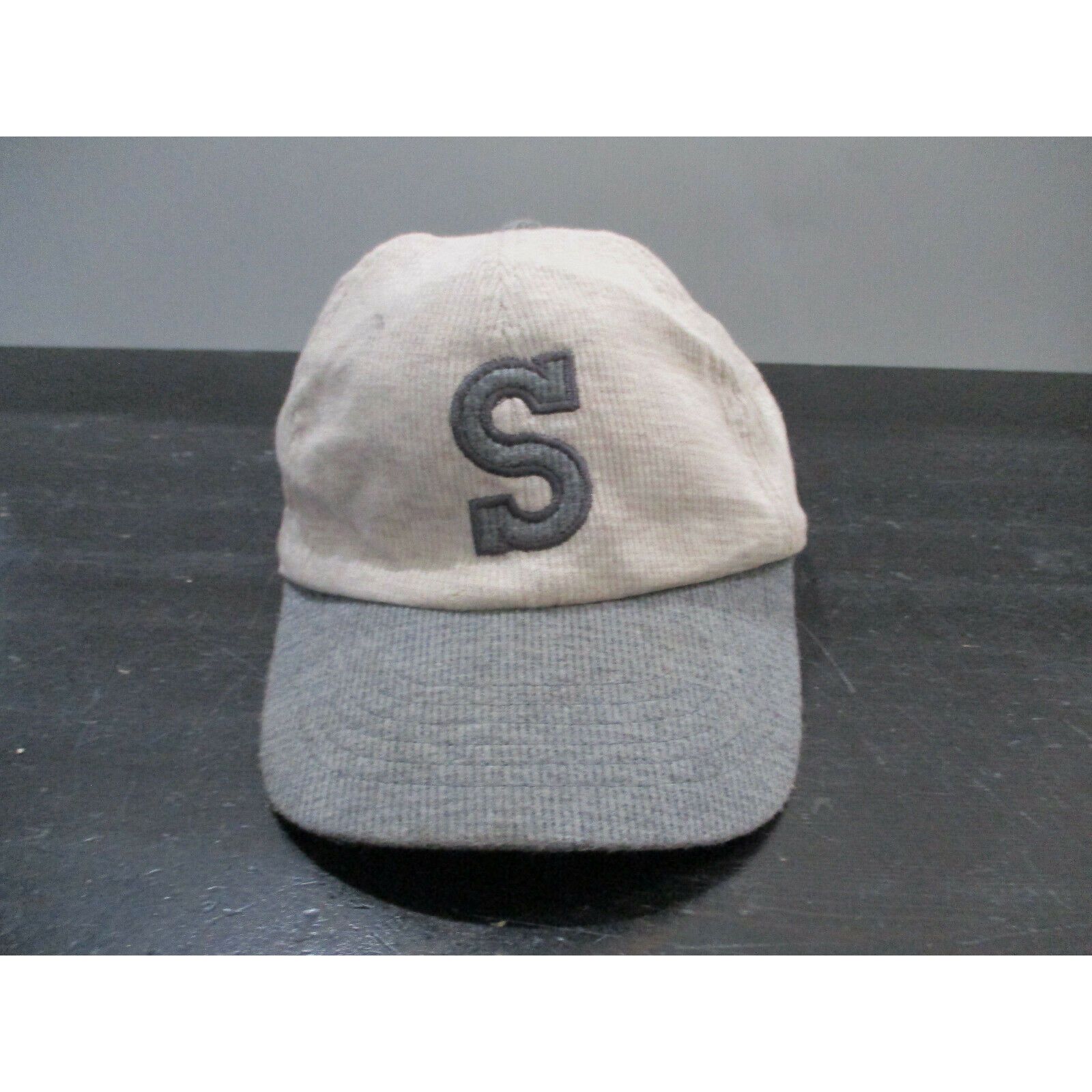 Structure VINTAGE Structure Hat Cap Strap Back Gray White Adjustable ...