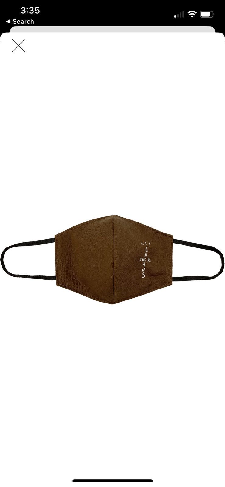 Travis Scott Travis Scott Cactus Jack Face Mask | Grailed