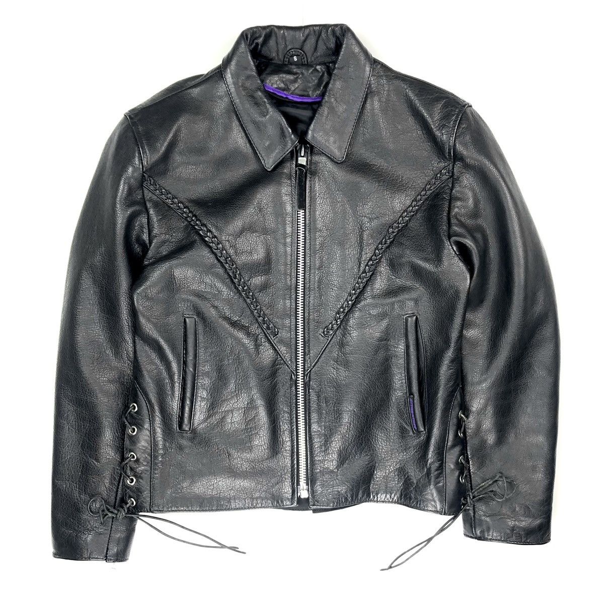 Genuine Leather Interstate Genuine Leather Motorcycle Jacket Small ...