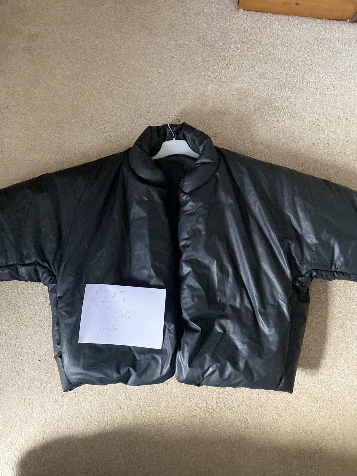 Gap Yeezy Gap round jacket black size Medium | Grailed