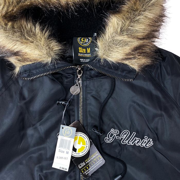 Vintage G-UNIT RARE PUFFER BOMBER JACKET 50 CENT VINTAGE | Grailed