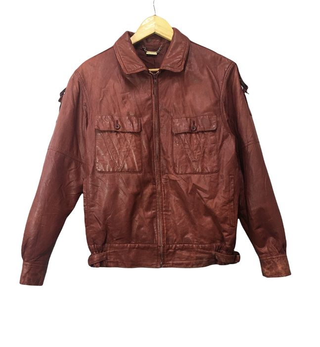 Japanese Brand Vintage Beau Leather Colour Jacket | Grailed