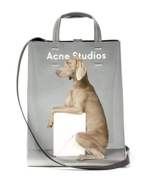 Acne Studios Acne Studios X William Wegman Baker PVC Tote Acne Studios Acne Studios X William Wegman Baker PVC Tote