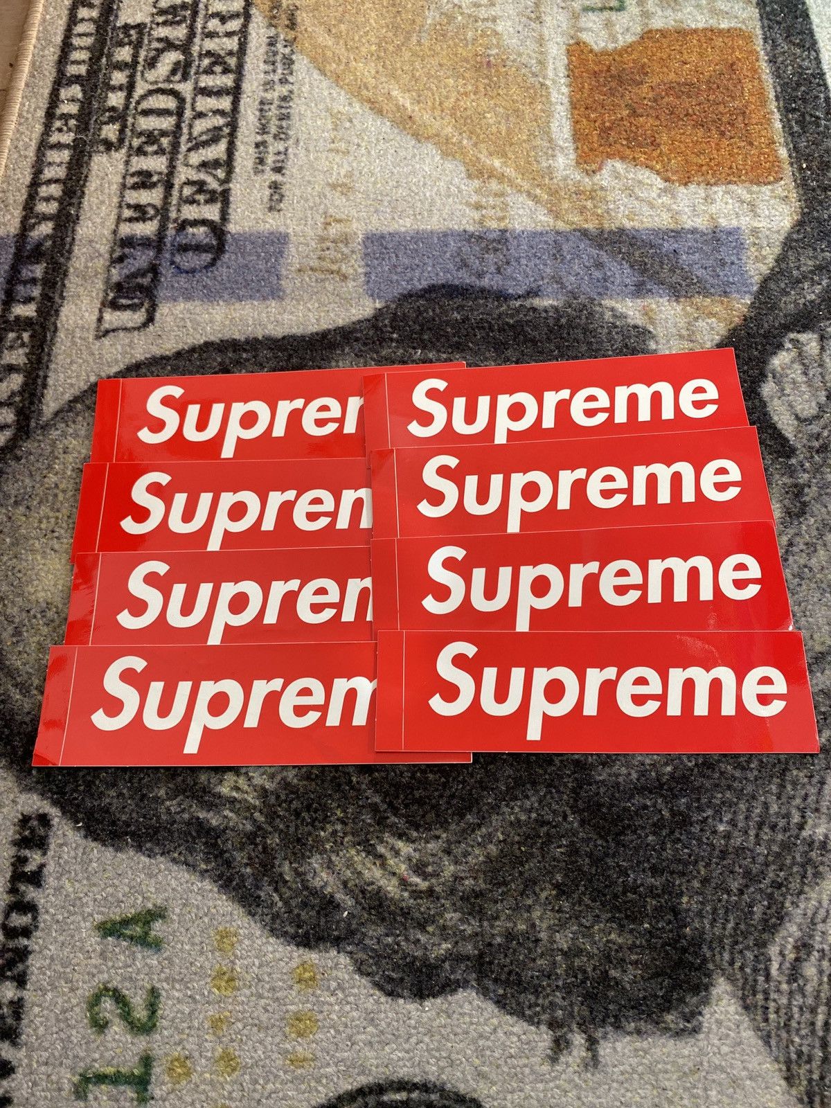 Supreme Supreme Box Logo Sticker (pack of 8) | Grailed