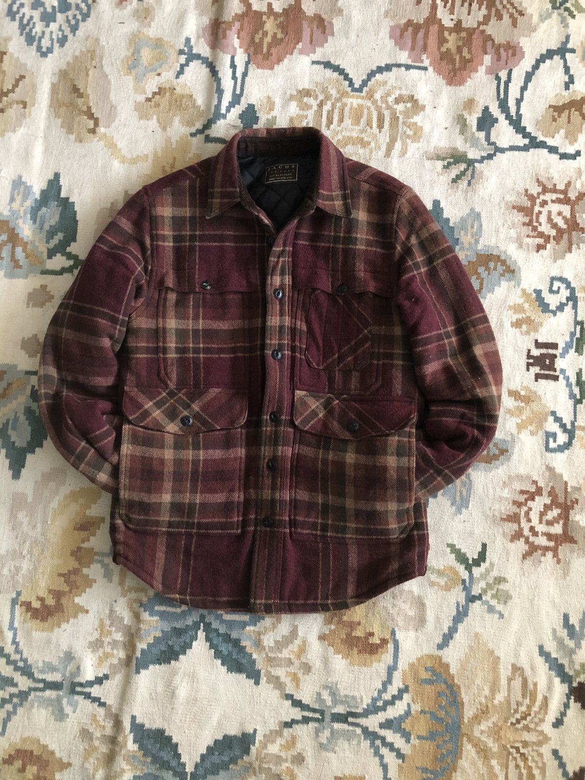 Jachs New York Plaid Insulated Wool Shirt Jacket Jach’s New York | Grailed
