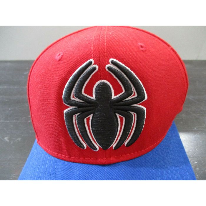 New Era Spider Man Hat Cap Snap Back Red Blue Marvel Comic Super Hero ...