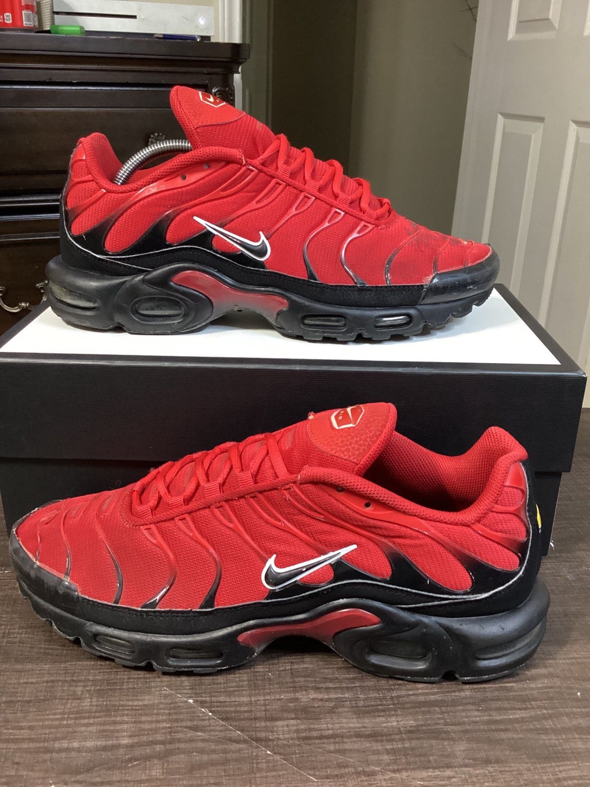 Nike × Streetwear Nike Air Max Plus TN “University Red” | Grailed