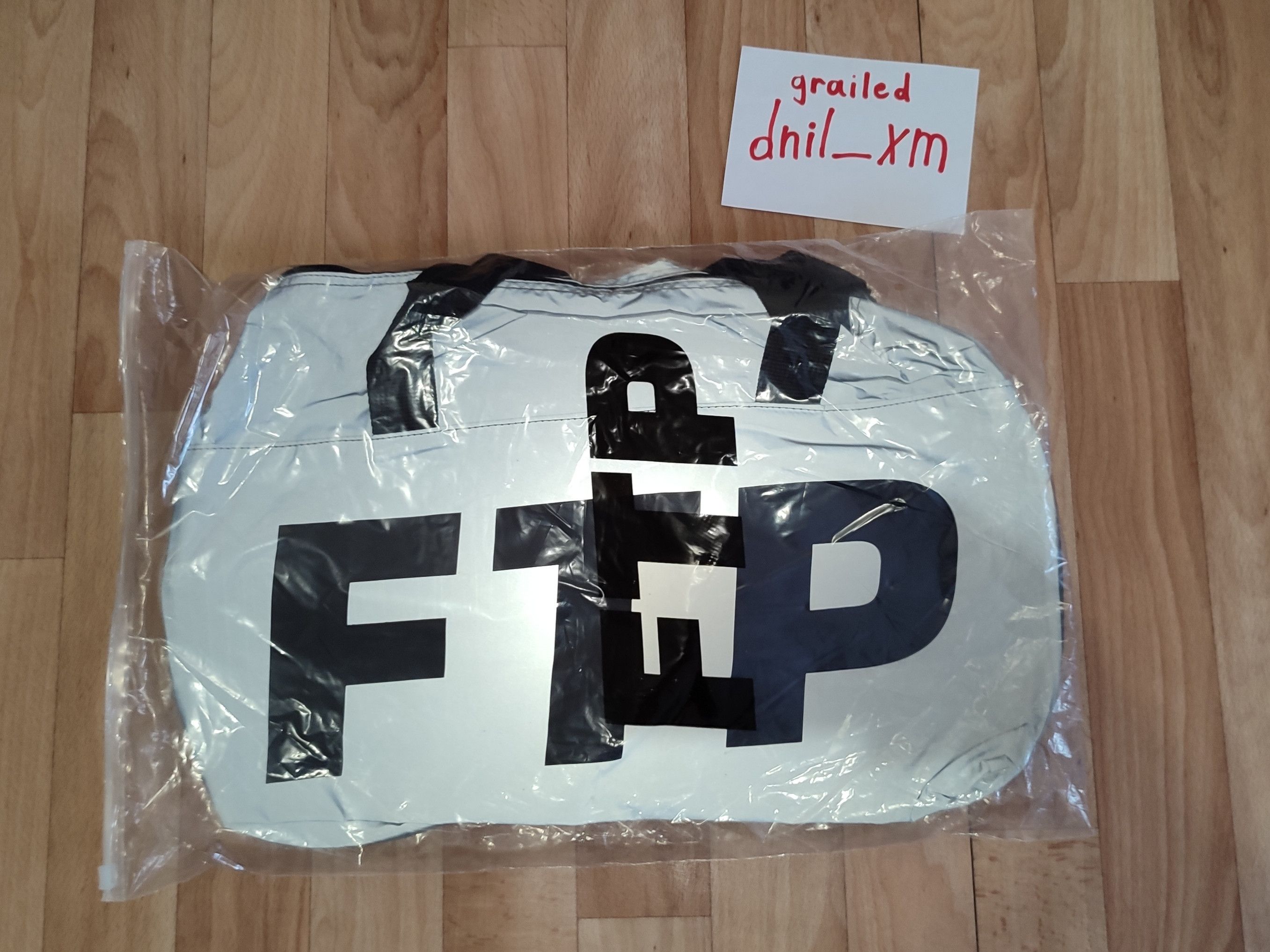 Fuck The Population FTP Reflective Duffle Bag | Grailed