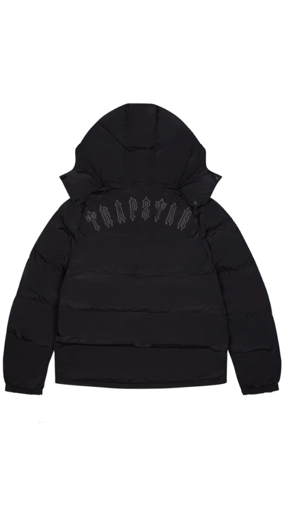 Trapstar London Irongate Detachable Hooded Puffer Jacket - Blackout ...