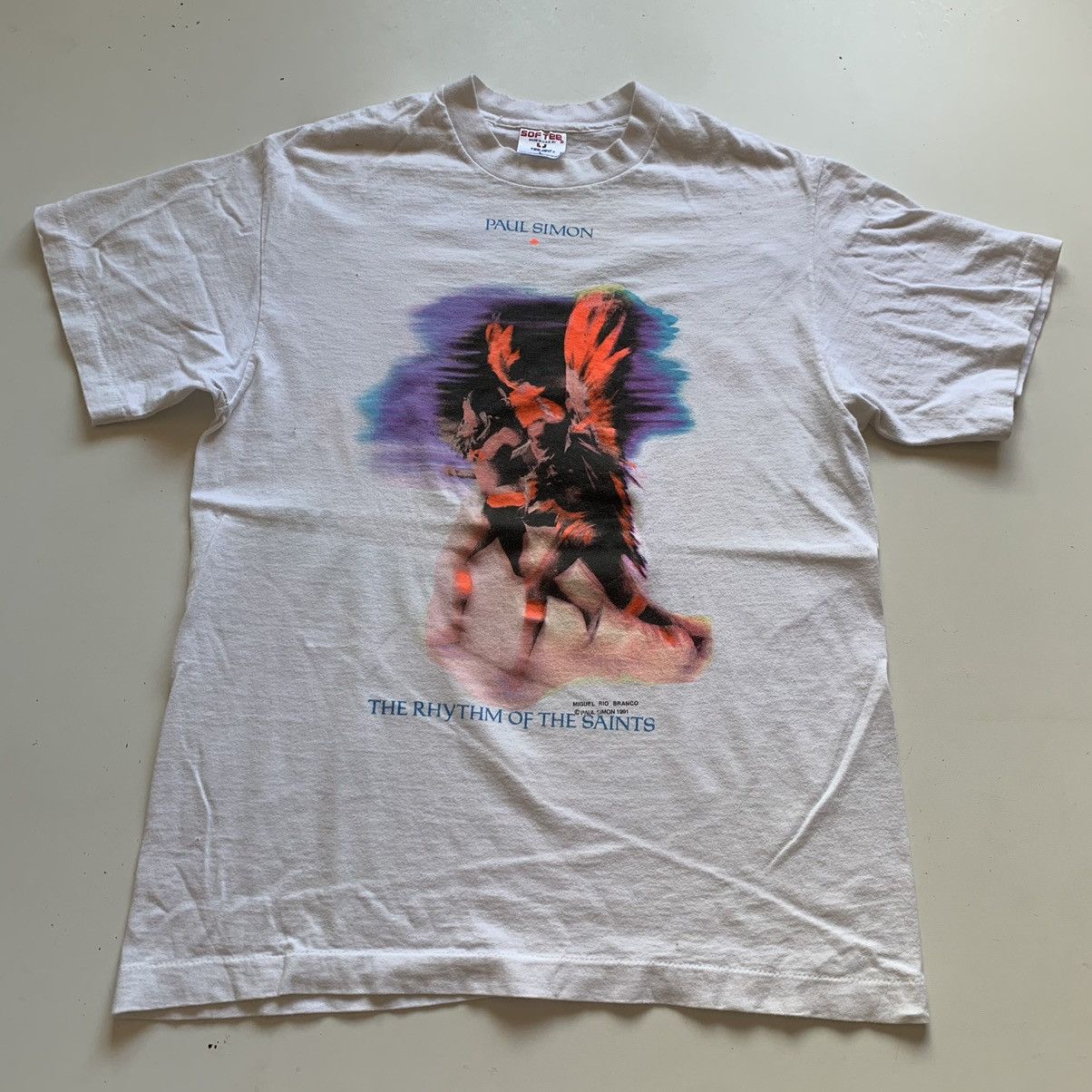 Band Tees × Vintage Vintage 90s Paul Simon t shirt | Grailed