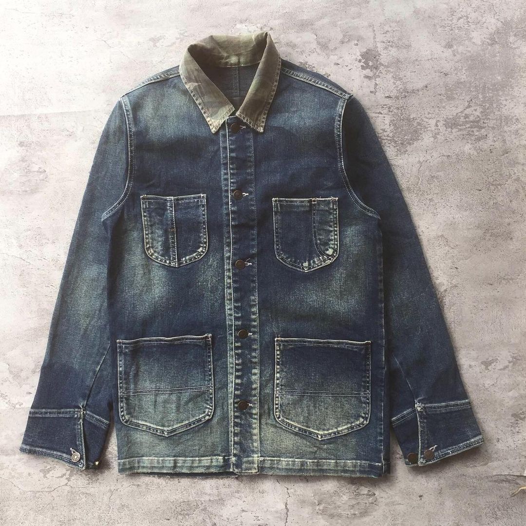 Japanese Brand vintage style chore jacket | Grailed