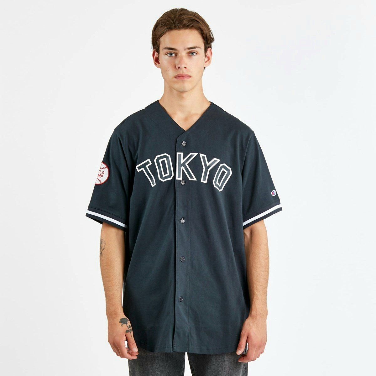 Beams Plus × Champion Beams Champion Baseball Jersey | Grailed