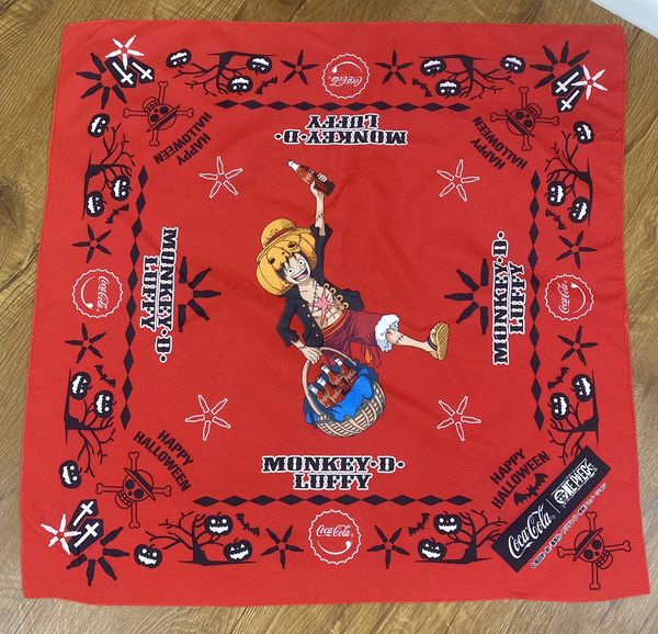 Coca Cola One Piece Monkey D Luffy x Coca Cola handkerchief - TB5109 ...