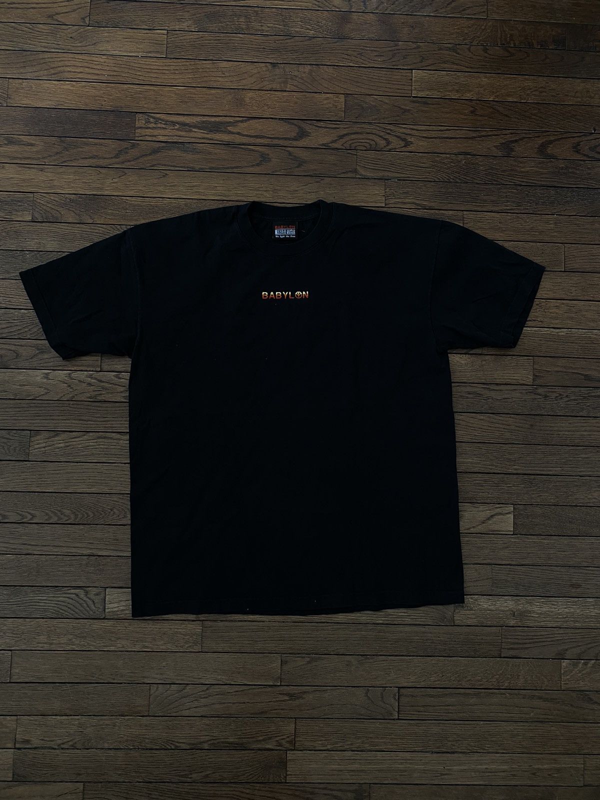 Babylon New Babylon LA OG Store Logo Tee 🧊 Peace Skate Flames Fire ...