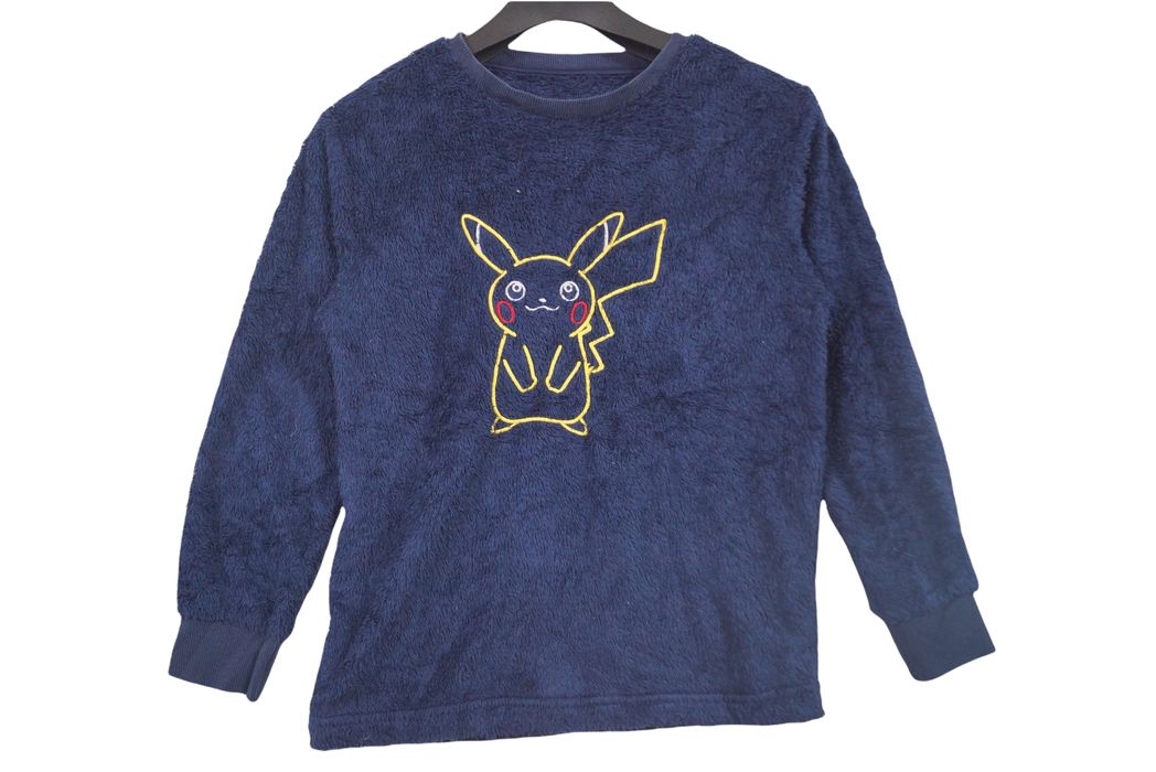 Pokemon Rare!! Pikachu Pokemon Fleece Crewneck (kids) | Grailed