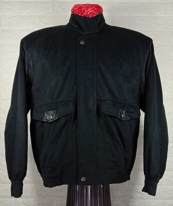 Vintage Vintage Club Full Black Retro Jacket | Grailed