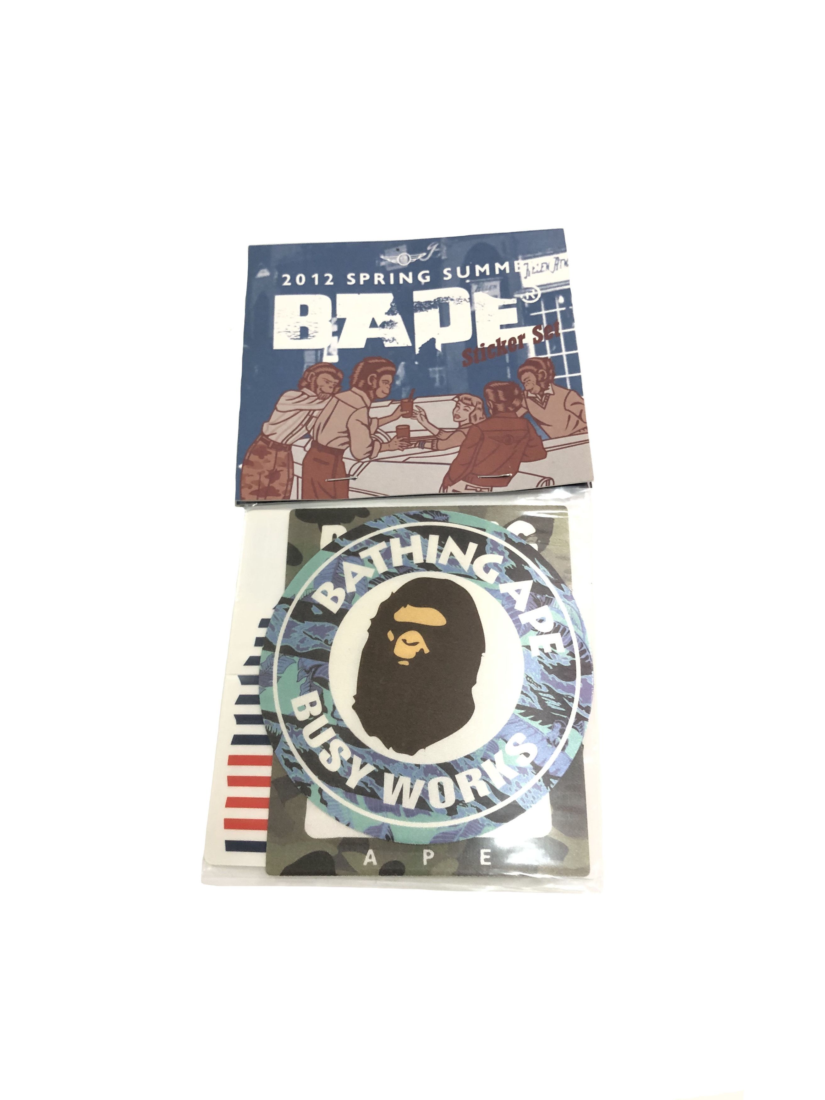 Bape × Vintage A bathing ape Bape stickers set | Grailed