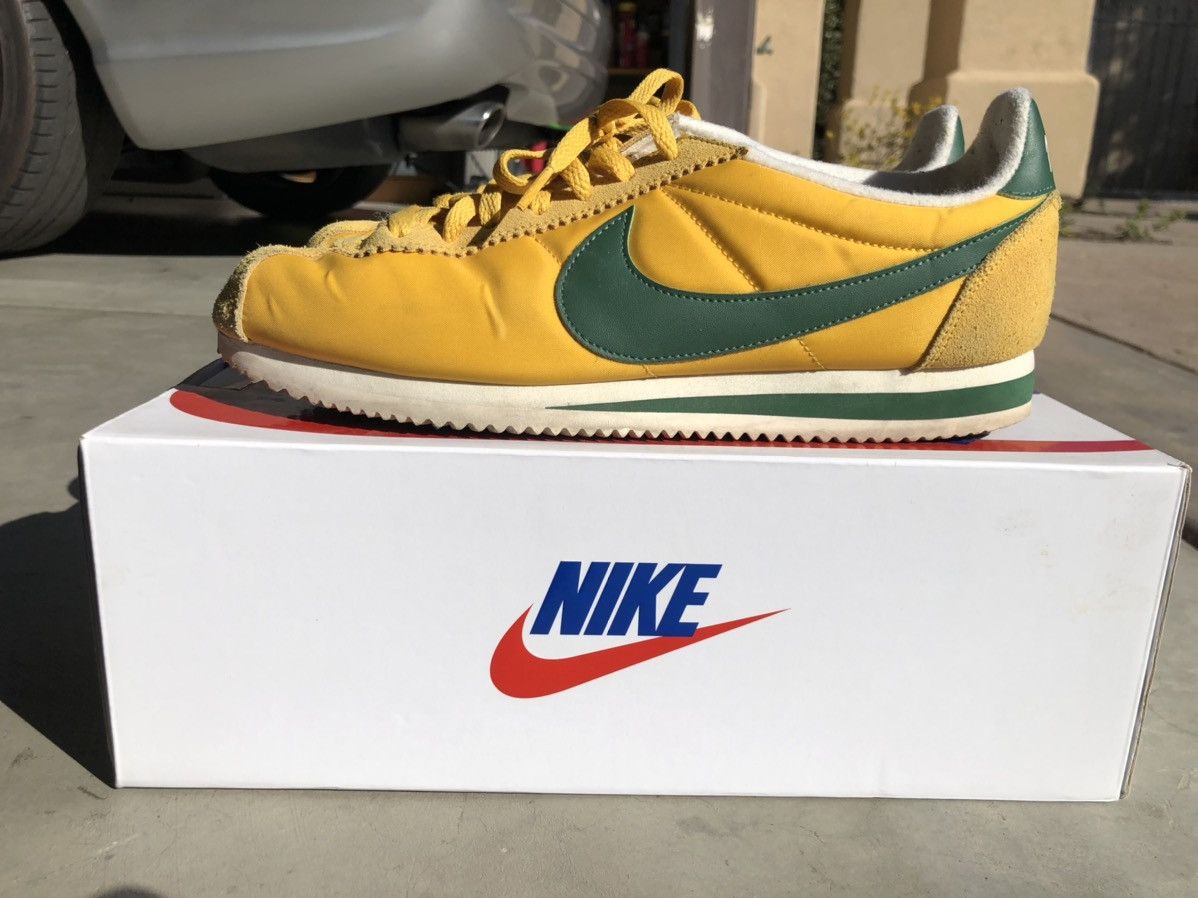 Nike Brazil (Green/Yellow) Classic Cortez Nylon Premium | Grailed