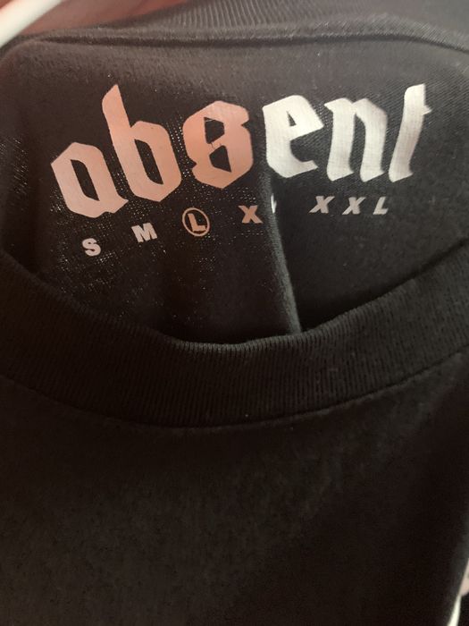 Absent absent usa black basic tee | Grailed