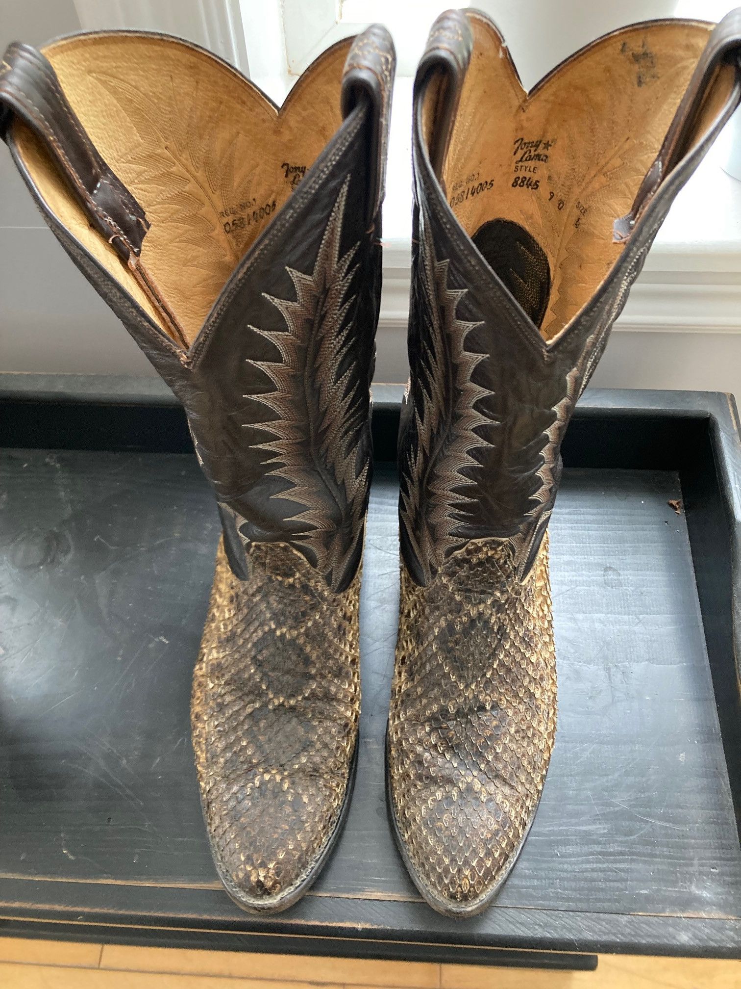 Tony Lama Rattlesnake Boots | Grailed