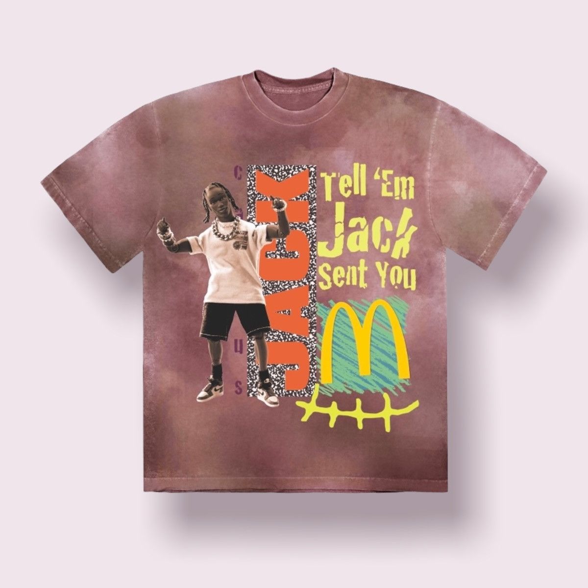 Travis Scott Travis Scott x McDonald's Jack Smile II T-shirt | Grailed