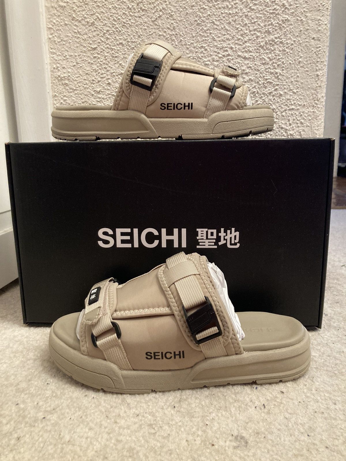 Japanese Brand × Streetwear Seichi Japanese Slides | Grailed